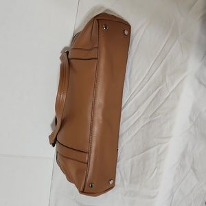 Talbots | Bags | Nwt Caramel Tan Talbots Leather Handbag Purse | Poshmark